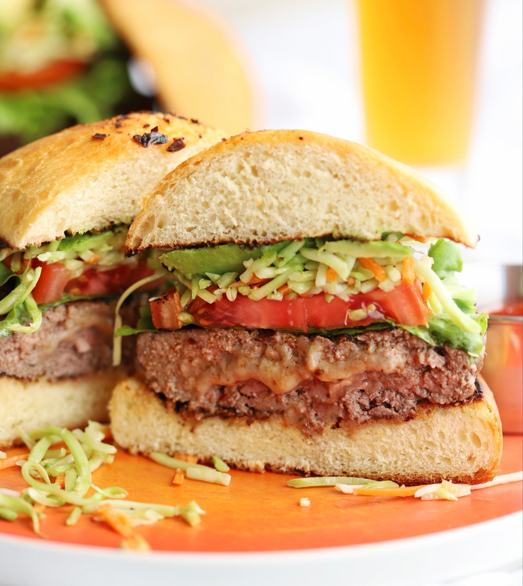 Spicy Cheddar Stuffed Burgers – Hot Crispy Oil